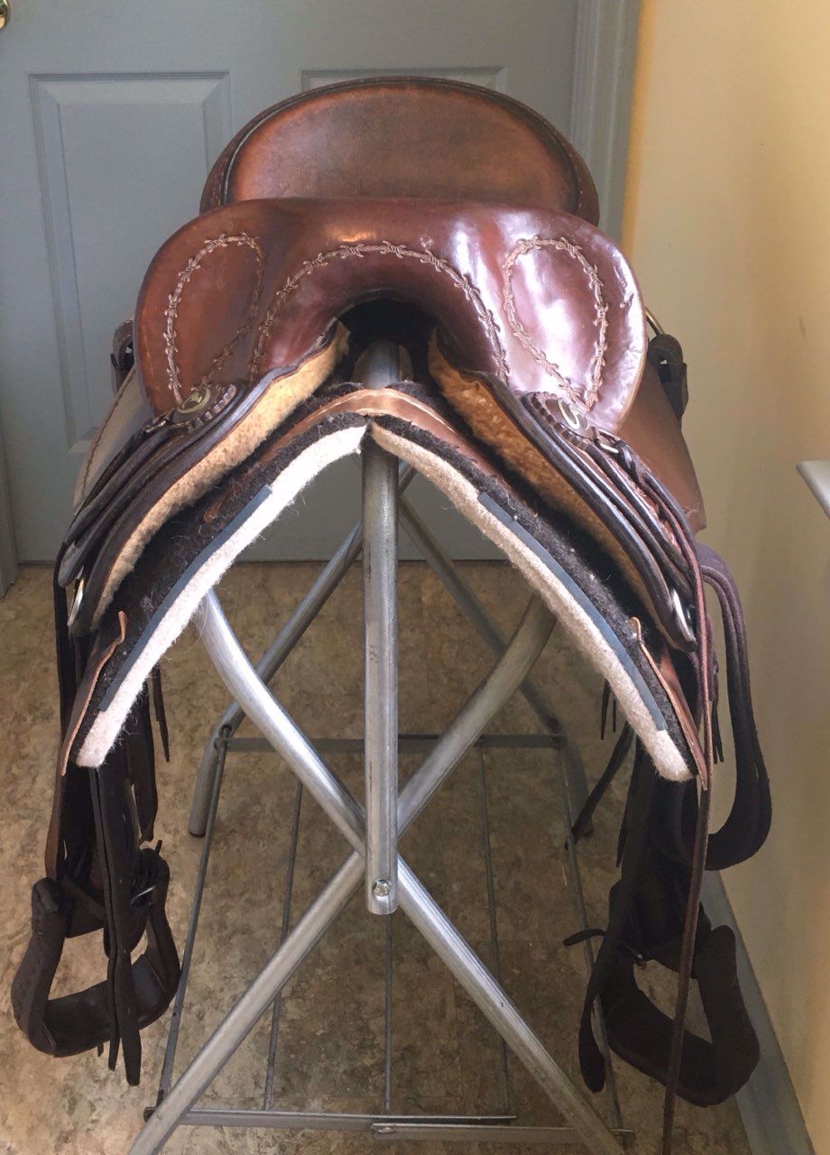 Moss Rock Endurance-Clinton Anderson Aussie Saddle, SOLD!