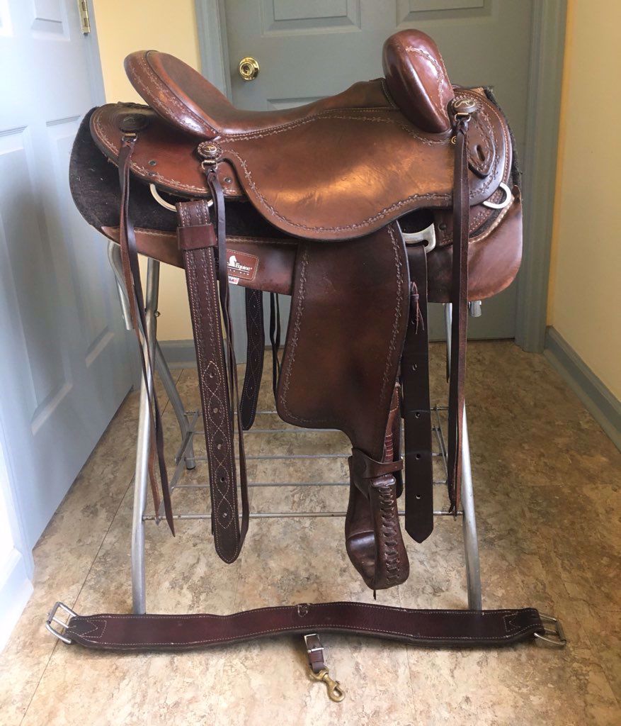 Moss Rock Endurance-Clinton Anderson Aussie Saddle, SOLD!