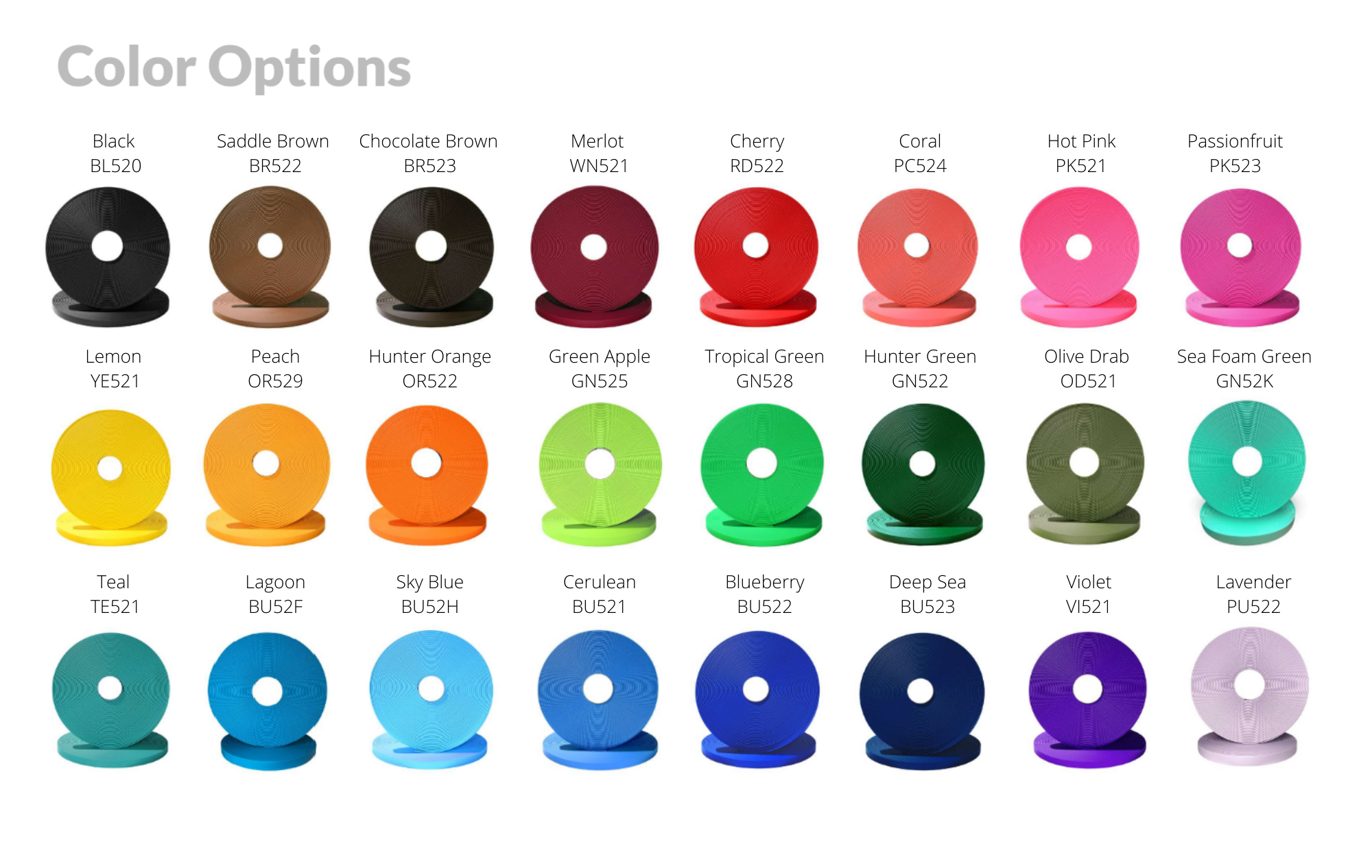 Moss Rock Endurance-Beta & Biothane Color Choices